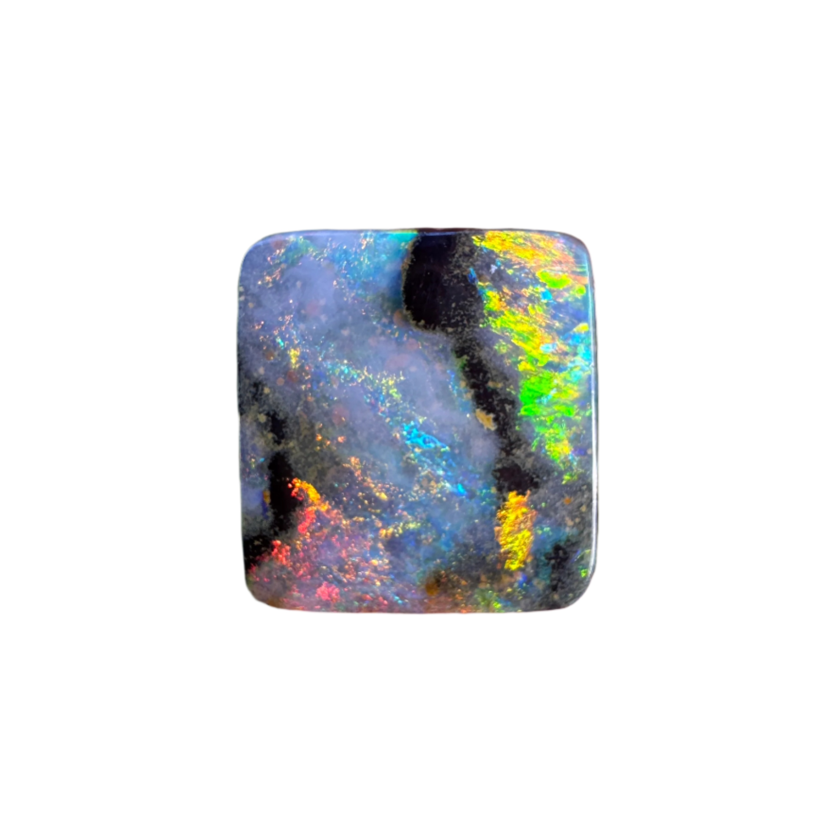 4.37 Ct square boulder opal – Broken River Mining