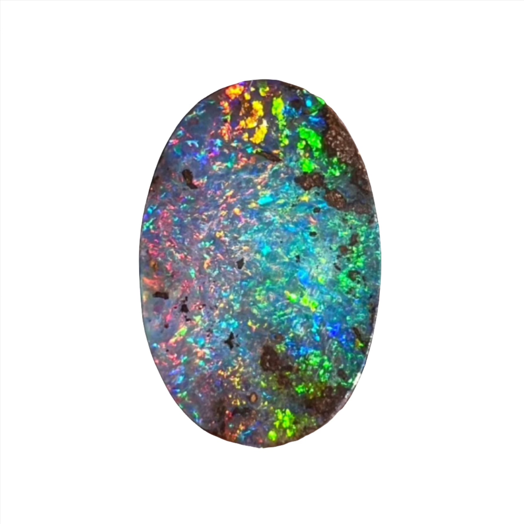 6.42 Ct RAINBOW GEM BOULDER OPAL – Broken River Mining